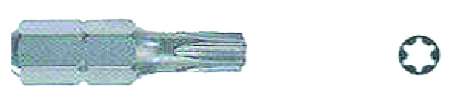 Bits med M-6 gänga Torx-25 - Trebolit
